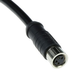 Amphenol M SERIES 4 polig connector female molded FE - 1 meter