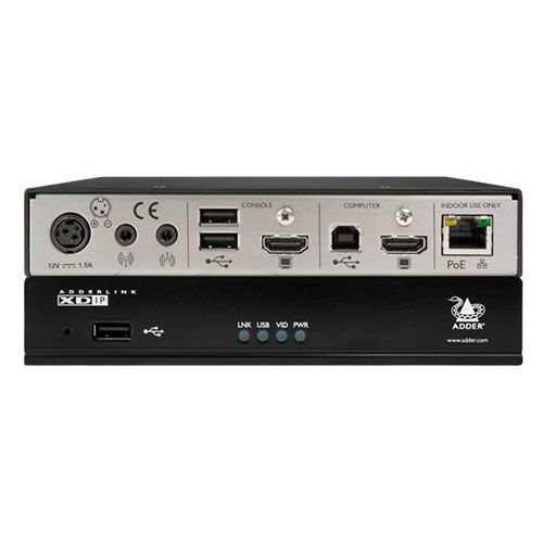 Adder XDIP ADDERlink XDIP HDMI & USB Extender over IP Adder XDIP ADDERlink XDIP HDMI & USB Extender over IP